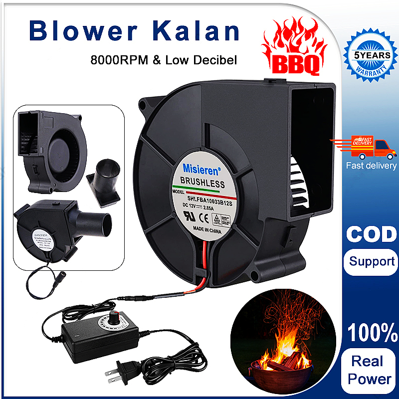 【free shipping】12000RPM Blower Fan For Kalan DC 12V BBQ Blower Kalan ...