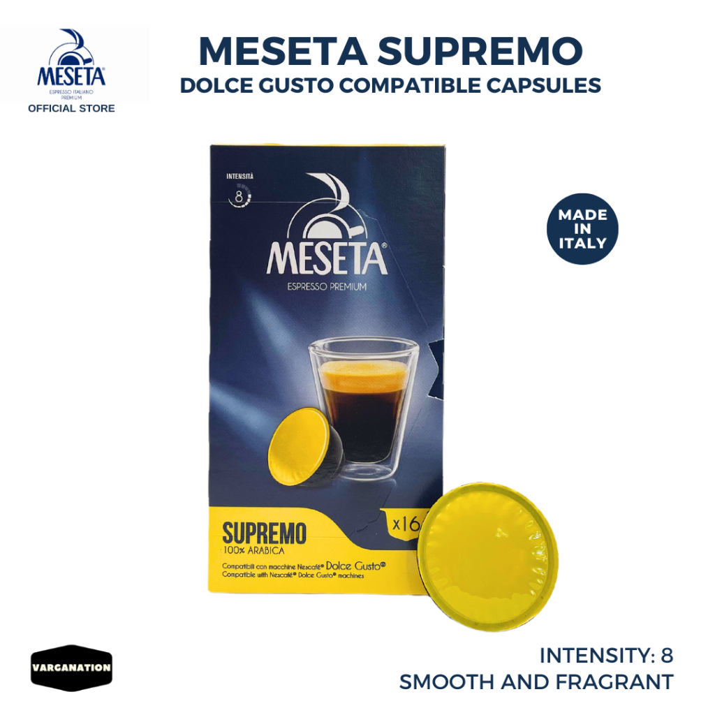 Dolce Gusto Capsule Meseta Coffee Supremo Compatible Pods From