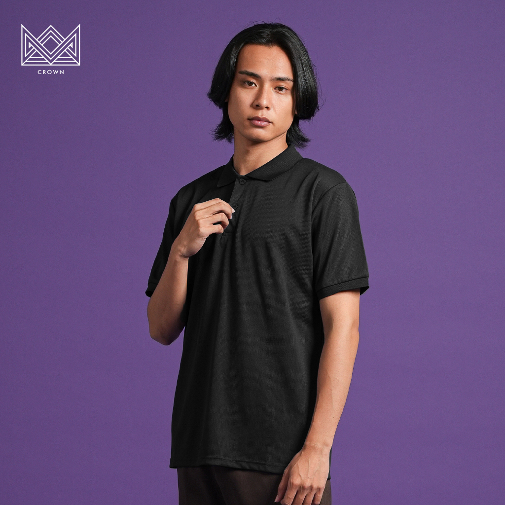 Crown Mens Drifit Polo Shirt for Men Airism Active Wear Quick Dry ...