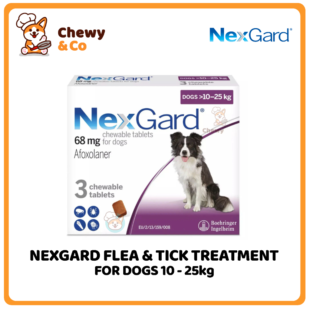 Nexgard Chewable Tablet for Dogs Anti-Fleas/Ticks Treatment (1 pc or 1 ...