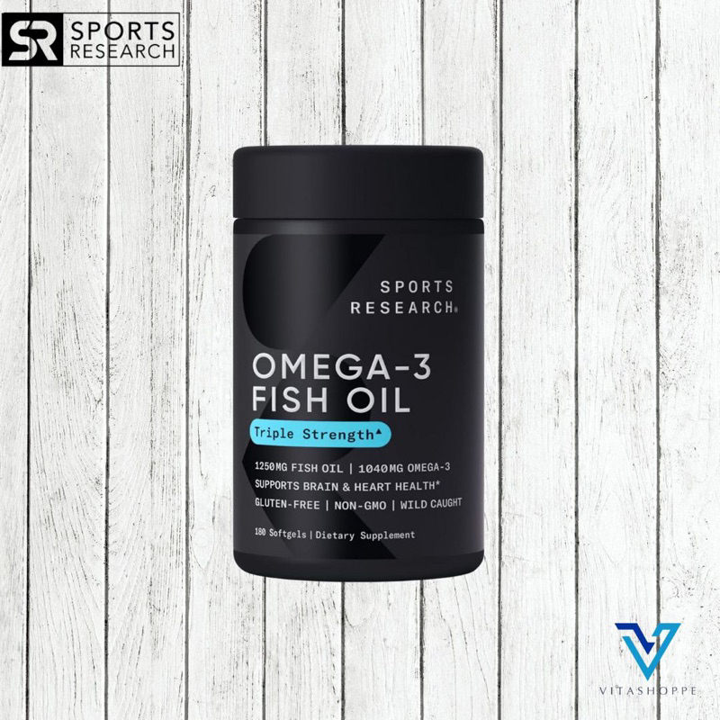 Sports Research Triple strength Omega-3 Fish Oil | Shopee Philippines
