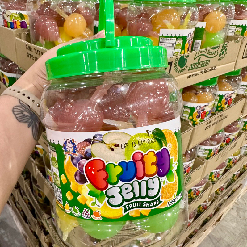 Abc Assorted Mini Fruit Bites Jar 15kg Lychee Mini Fruit Bites Pudding Jelly Ace Fruity