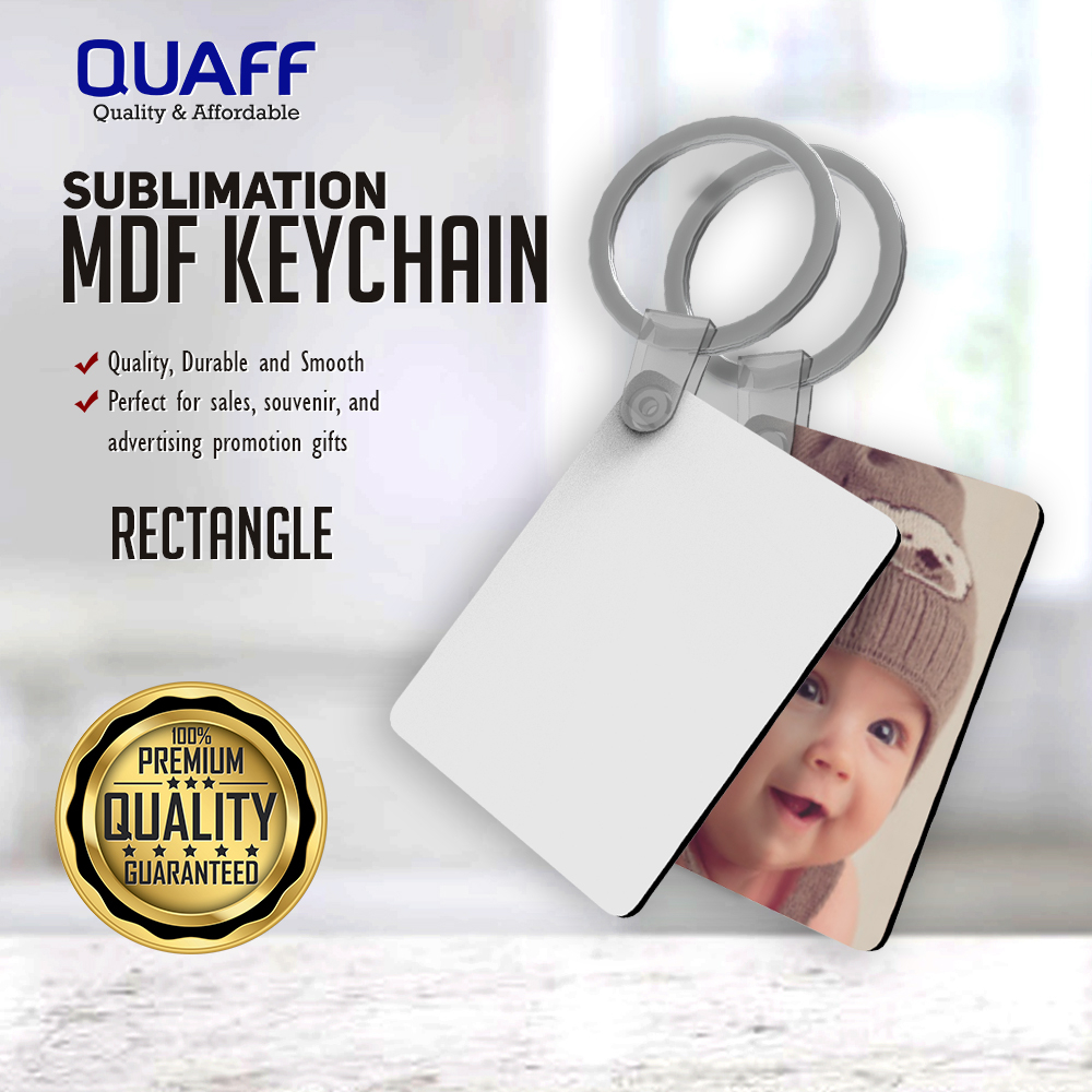 QUAFF Sublimation MDF Wood Keychain (5pcs) | Shopee Philippines