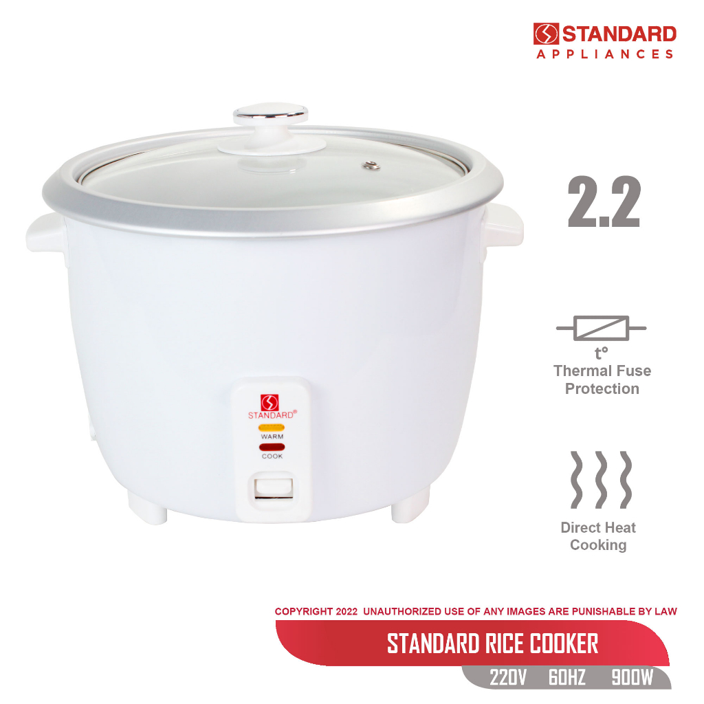 Standard Automatic Rice Cooker SRG2.2L 900W | Shopee Philippines