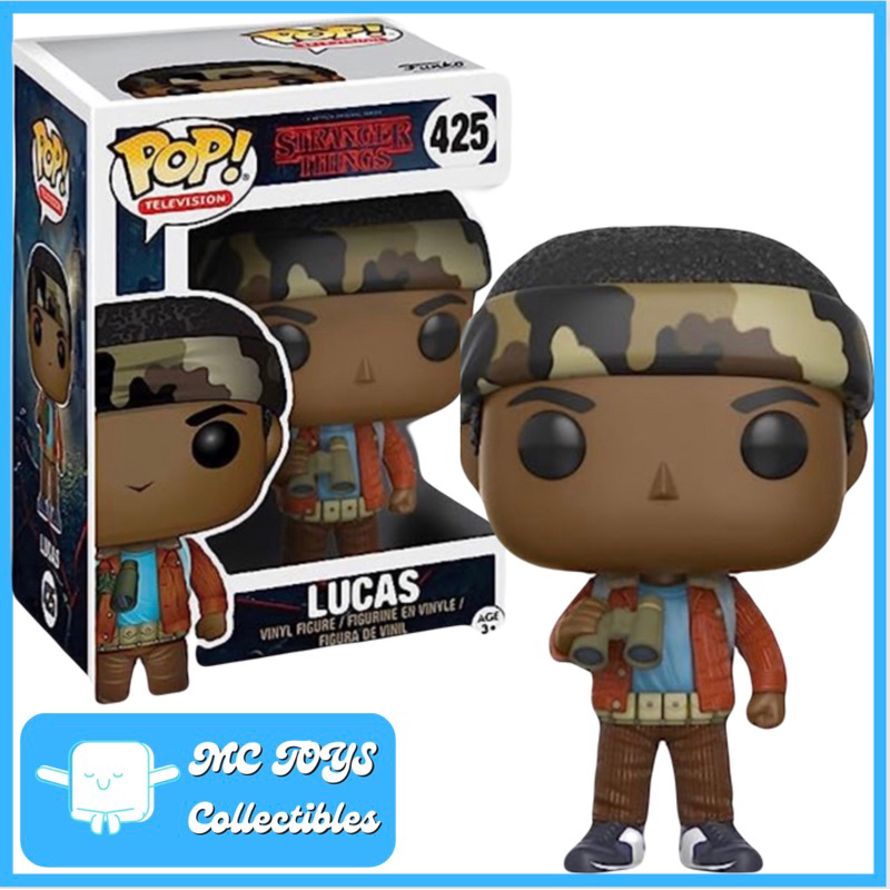 Funko POP! Television: Stranger Things Lucas #425 (Free Protector ...
