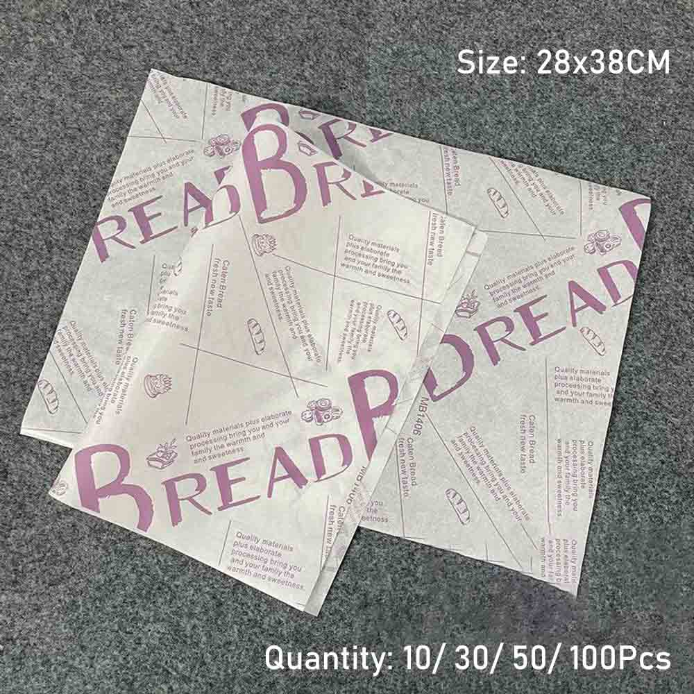 10/50/100Pcs Greaseproof Baking Paper Waterproof Sandwich Wrappers ...
