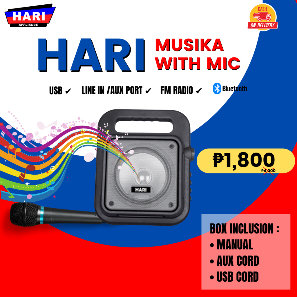 HARI Musika w/ Microphone | Shopee Philippines