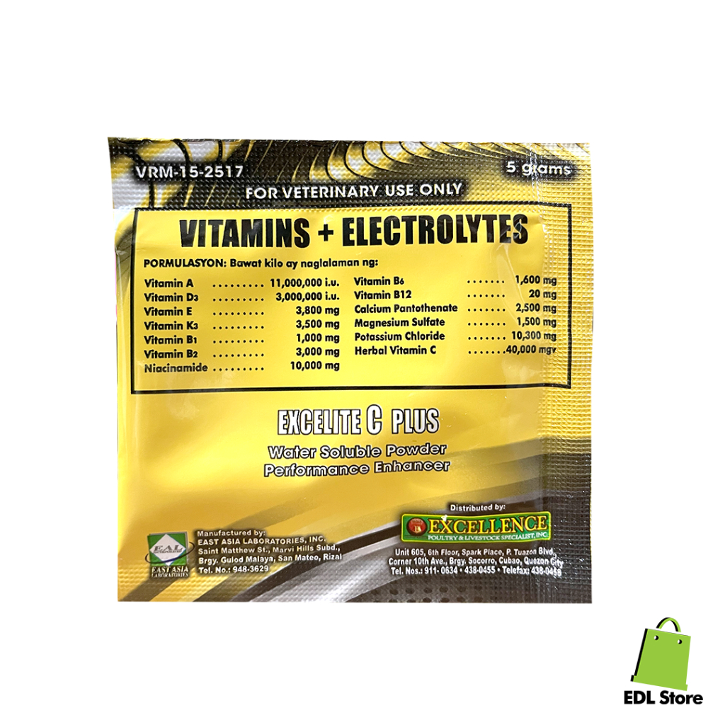 Excelite C Plus (5gms sachet) | Shopee Philippines