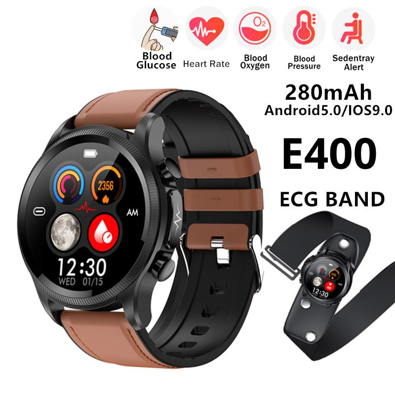 E400 Smart Watch ECG PPG HRV Non-invasive Blood Glucose Body ...