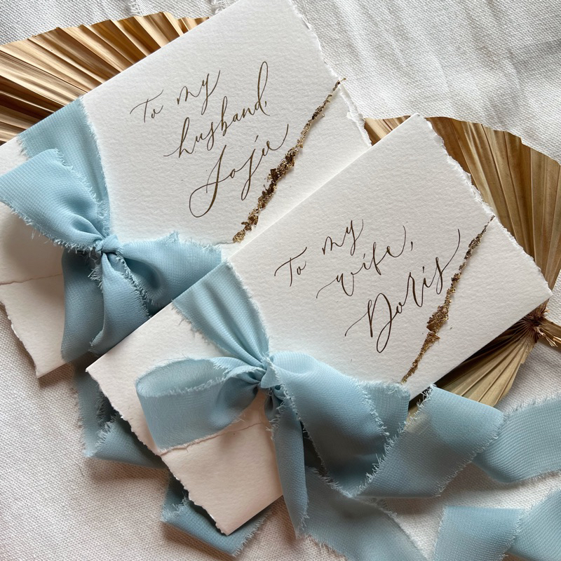 Wedding Vow cards (envelope style) | Shopee Philippines