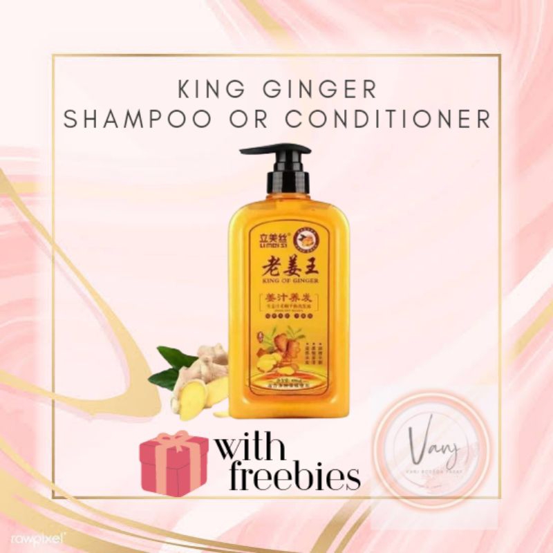king of ginger shampoo/conditioner 500ml | Shopee Philippines