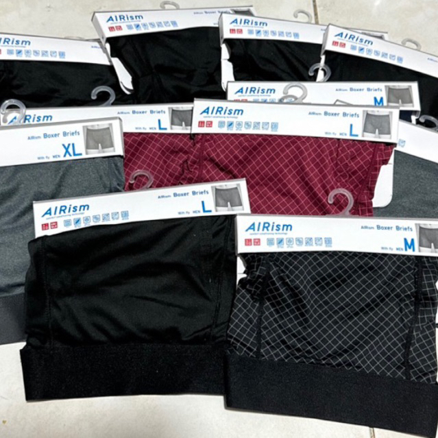 Boxer briefs with fly air rism | Shopee Philippines