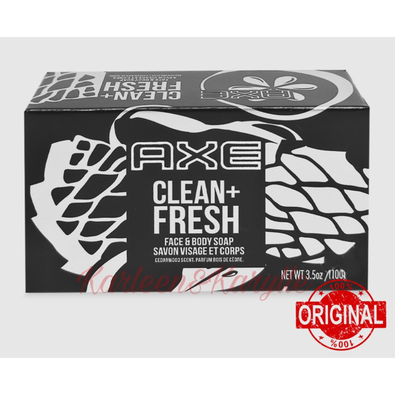 Axe Clean + Fresh Bar Soap 100g | Shopee Philippines