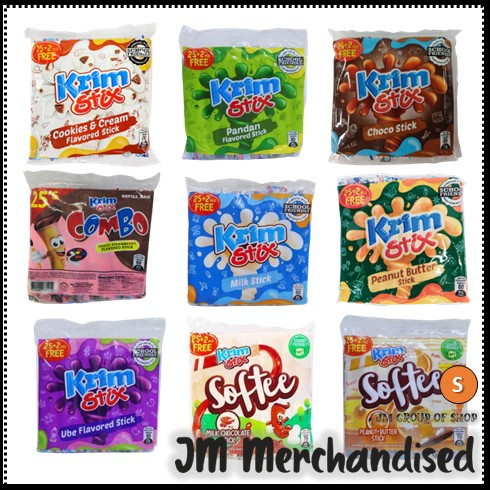JM FG-0140 | JM Foods | Krim Stix [SOFTEE] 25+2 | Chocostix | Milk ...