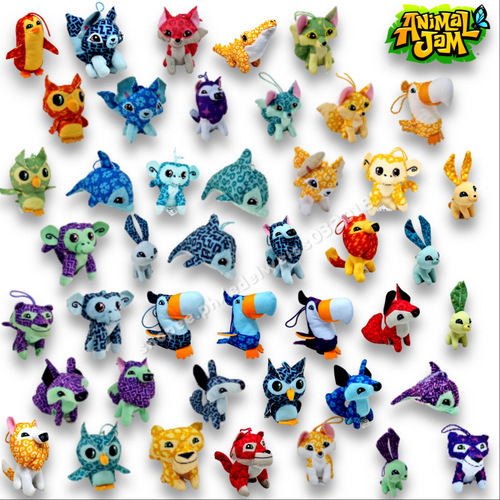 Animal Jam Hanging Plushies Bag Charm Mcdo Stuffed Toys Collection ...