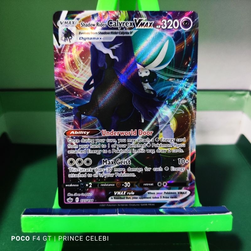 Pokemon TCG - Shadow Rider Calyrex Vmax | Shopee Philippines