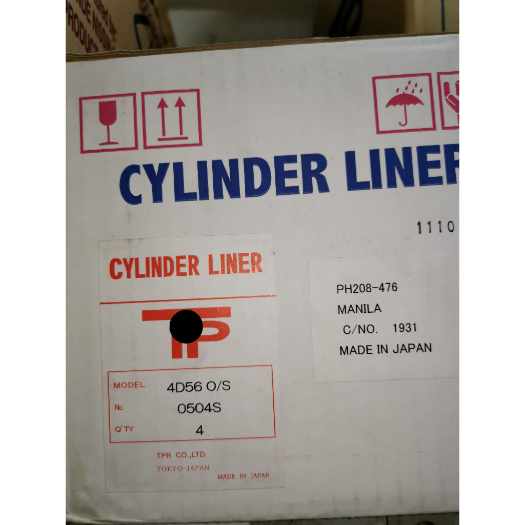 TP Cylinder Liner for MITSUBISHI 4D56 (K03-097099) (0504S) OVERSIZE ...