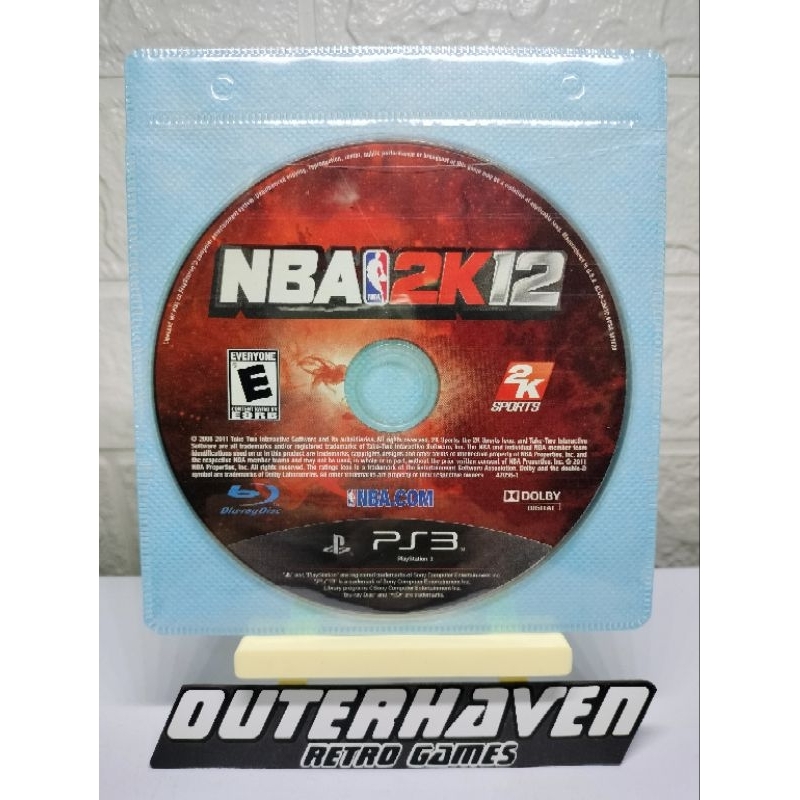 PS3 NBA 2K12 R1 (Standard Edition) | Shopee Philippines