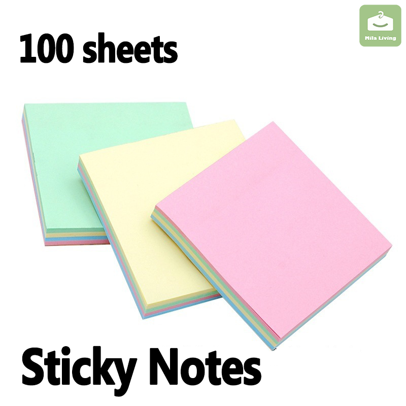[3in*3in]Sticky Note 100 Sheets Student Stationery Portable Notepads ...