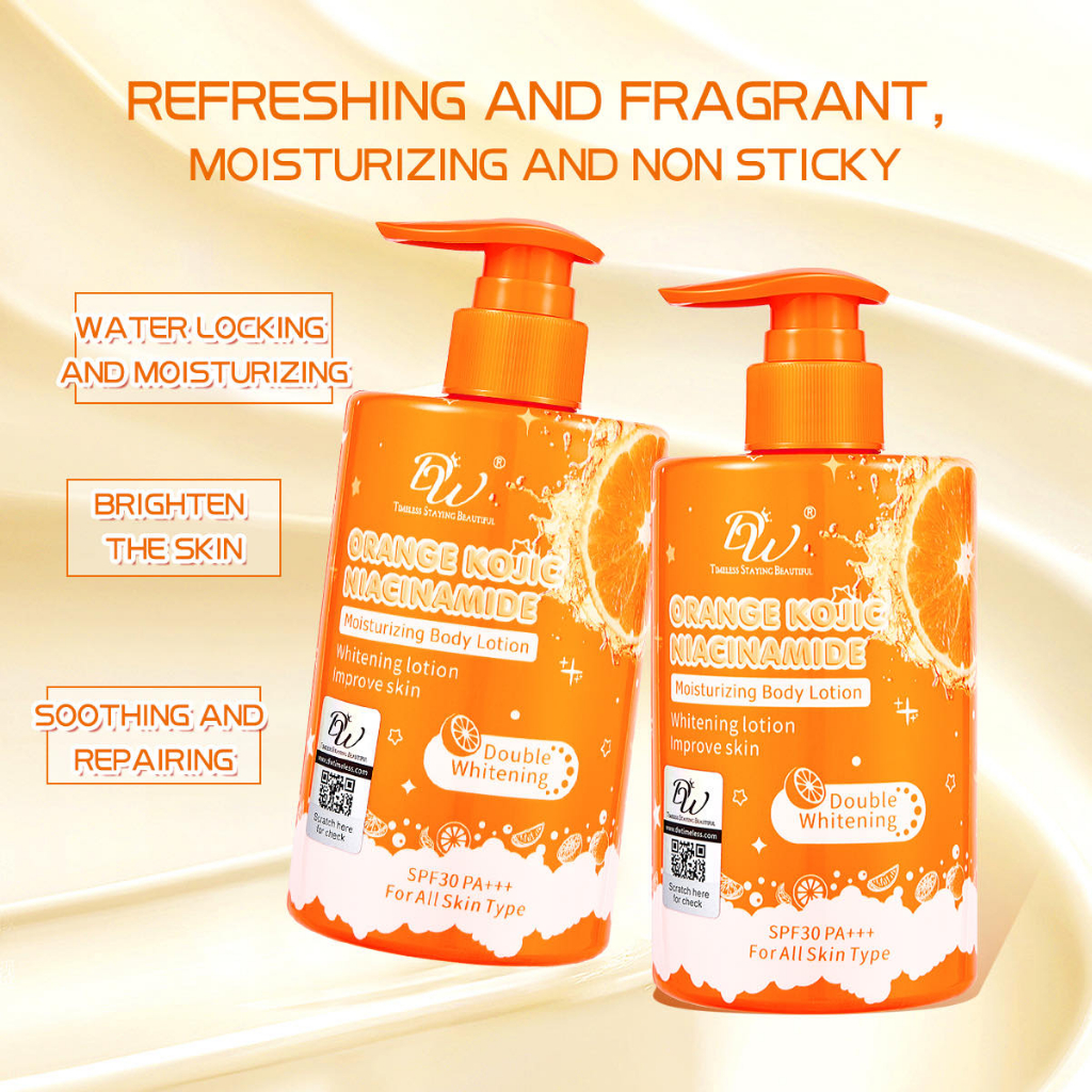 DW Orange Kojie NIACINAMIDE SPF30 PA++++ Moisturizing Body Lotion 300ML ...