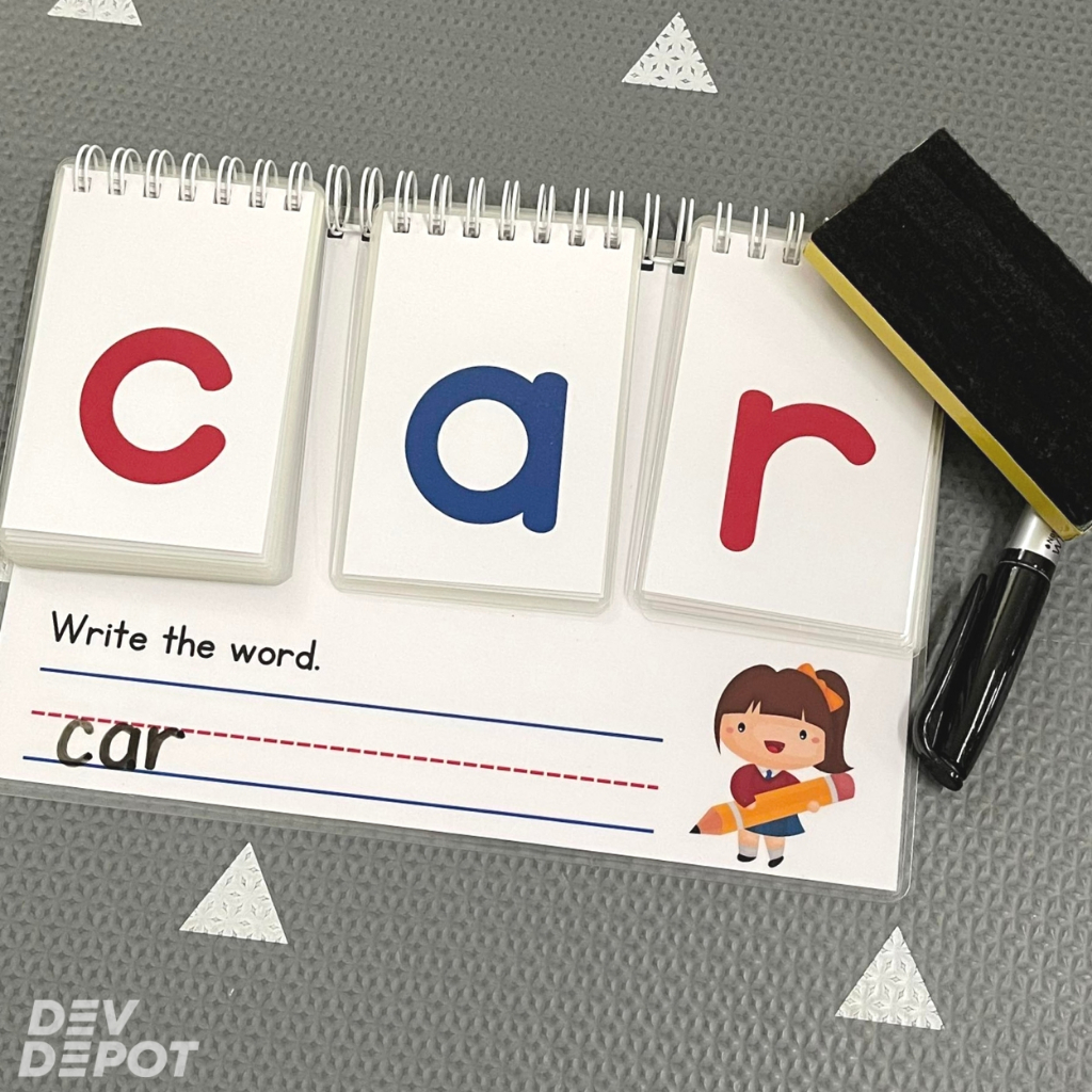CVC (Consonant-Vowel-Consonant) Word Flipbook for Teaching Reading ...