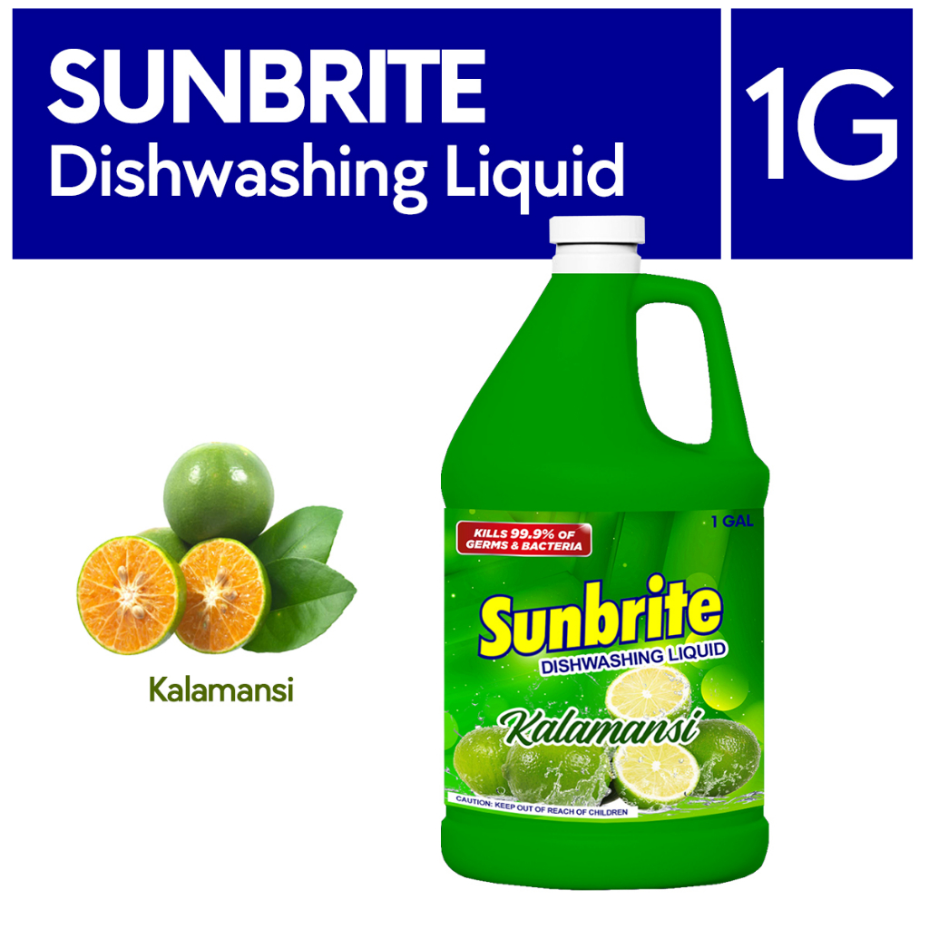 Sunbrite Dishwashing Liquid 1 Gallon / 1Liter | Everyday Store | Shopee ...