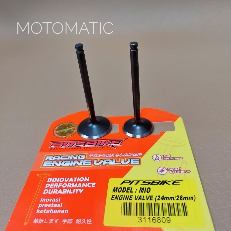 MIO SPORTY | PITSBIKE ENGINE VALVE (Standard Stock & 24/28mm) | Shopee ...