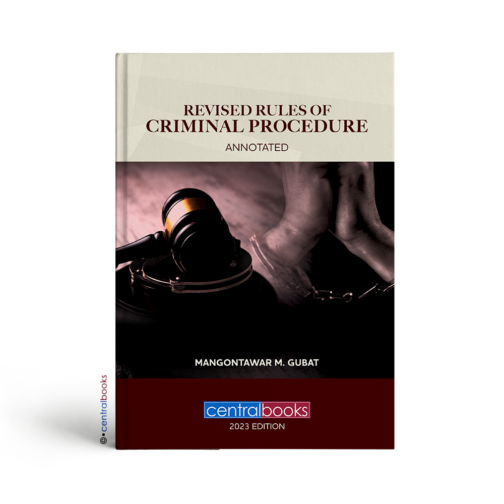 Revised Rules of Criminal Procedure Annotated (2023) by Atty ...