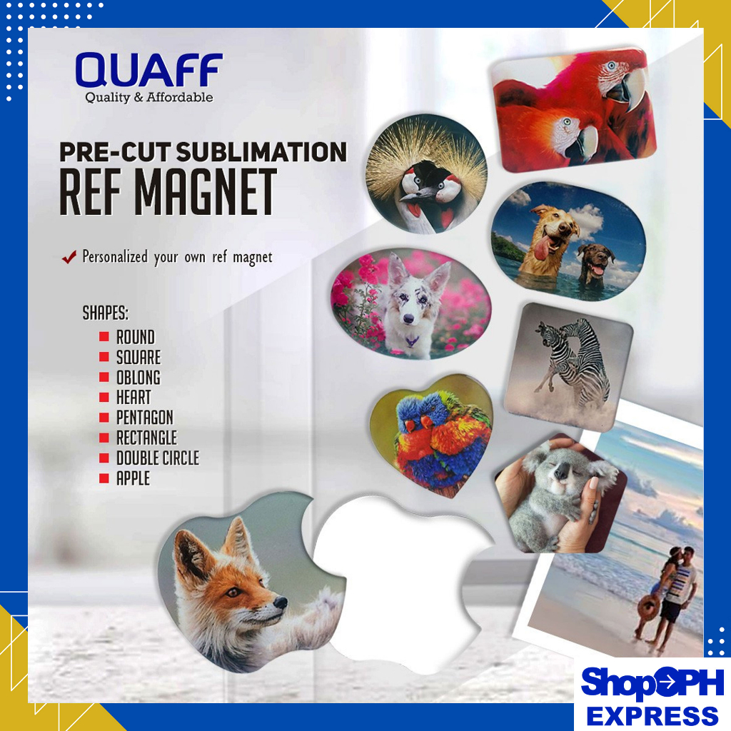 (5 pcs) Sublimation Printable Ref Magnet Pre-cut (blanks) | SPX ...