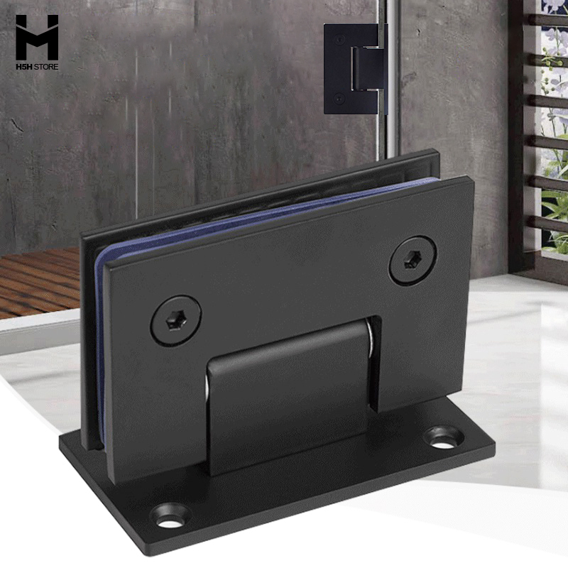 H5H Heavy SUS304 Bathroom Clamp Hinge 90 Degree Bi-directional ...