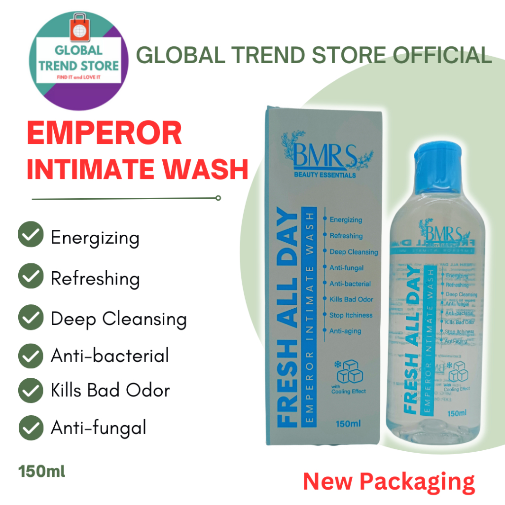 AUTHENTIC WITH COOLING EFFECTS BMRS Fresh All Day Emperor Intimate Wash ...