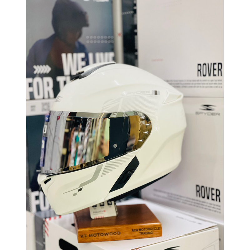 SPYDER ROVER S0 V2 Modular Dual Visor Helmet with Free Clear Visor ...