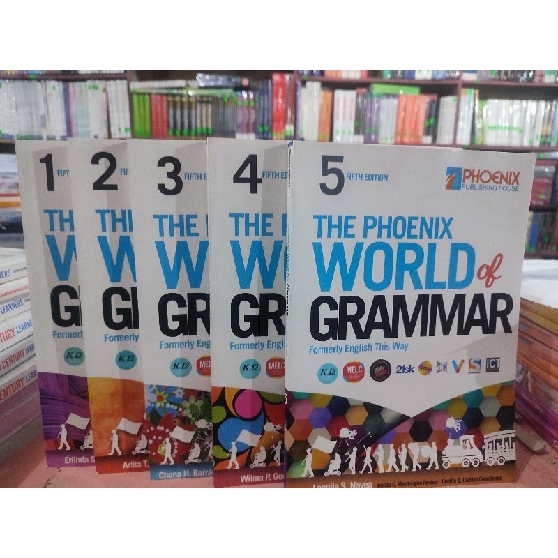 The Phoenix World of Grammar Grade1 to 6 by Phoenix | Shopee Philippines