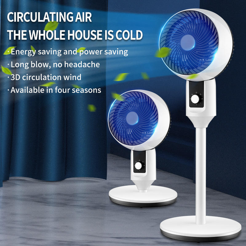 Air Circulation Electric Fan Stand Fan Height Adjustable Floor Fan 50W ...