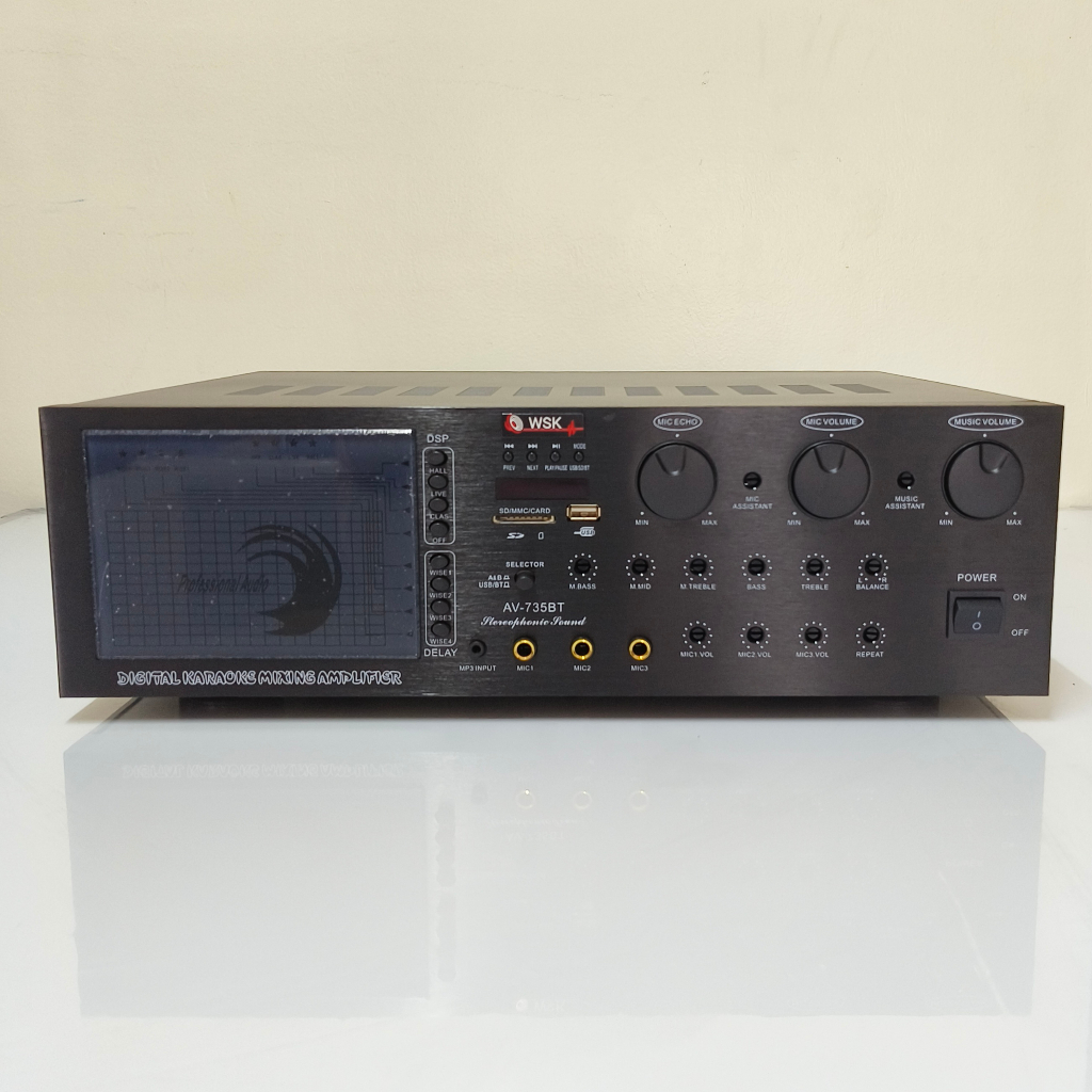 Centrix AV-735 USB/BT/FM Professional Digital Karaoke Mixing Amplifier | Shopee Philippines