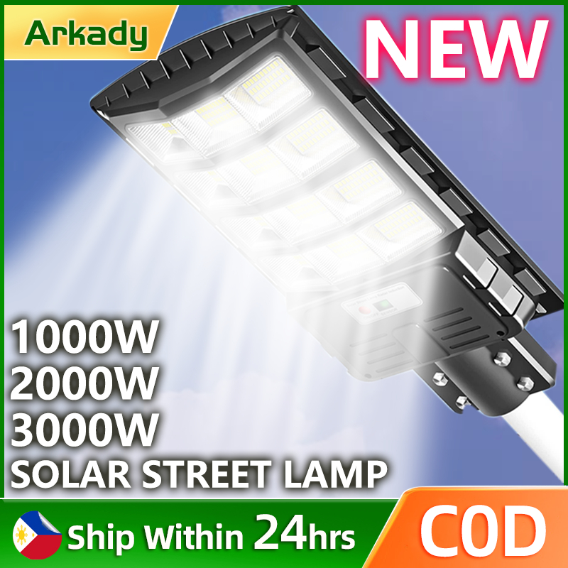 solar lights 3000W Solar Street Light solar light outdoor waterproof ...