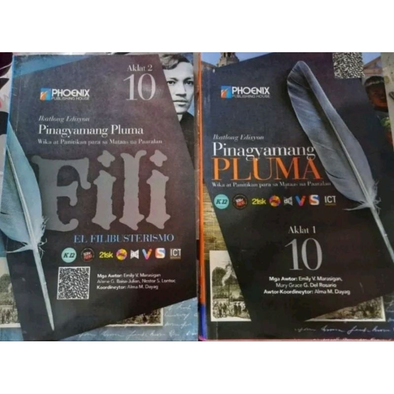PINAGYAMANG PLUMA GRADE 10 AKLAT 1 & 2 IKAAPAT NA EDISYON ( SECONDHAND ...