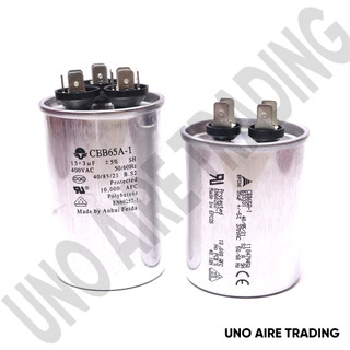 20/30/35/40/60UF/65UF CBB65 Aircon Capacitor Single Type Aircon Metal ...
