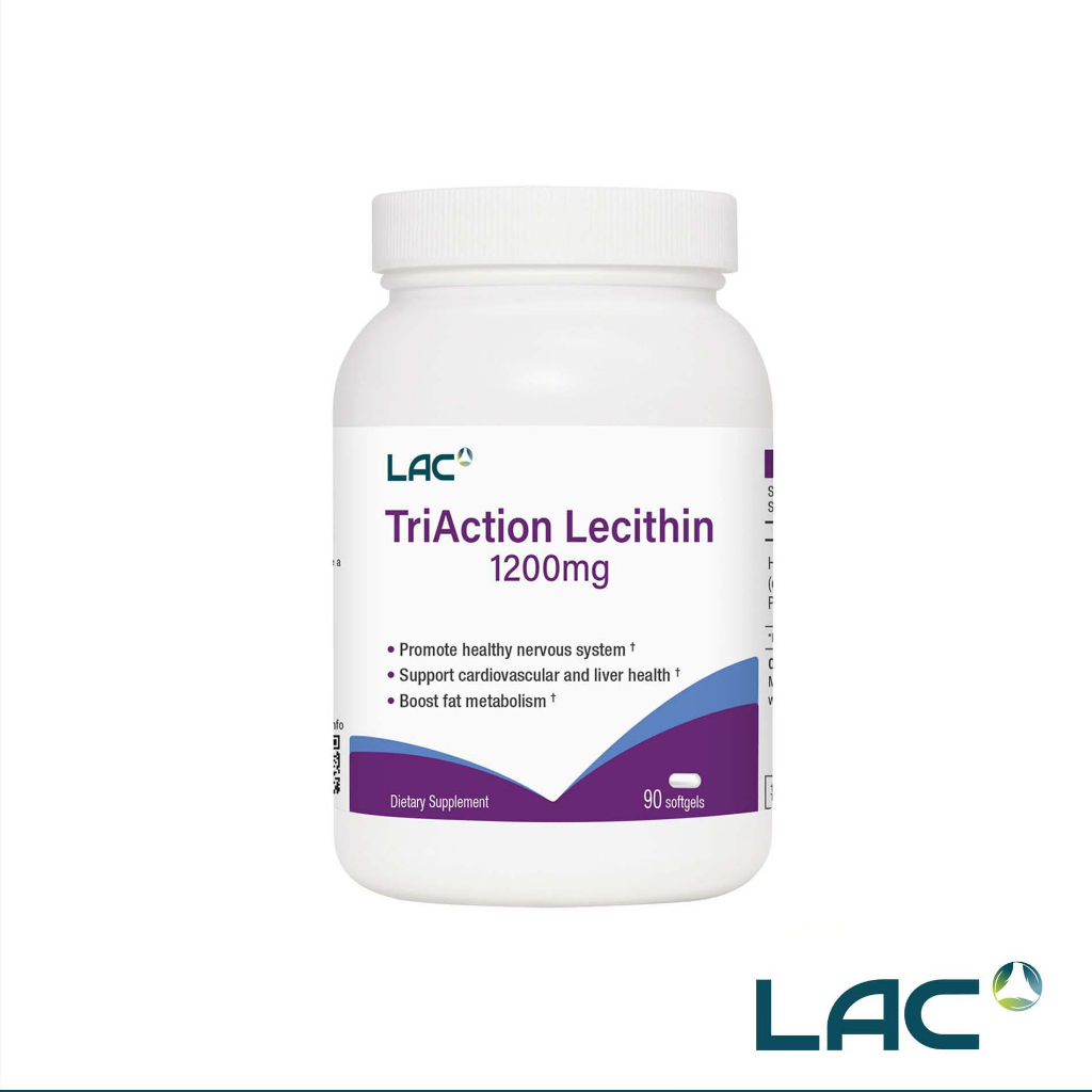 LAC TriAction Lecithin 1200mg 90 SG (Consume within March 2026 ...