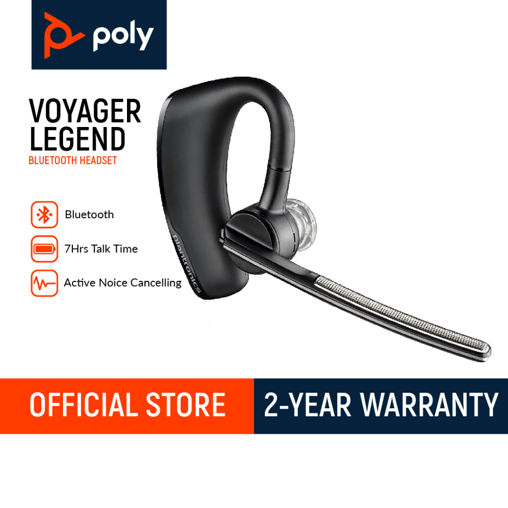Poly Plantronics Voyager Legend Poly Bluetooth Single-Ear Monaural ...