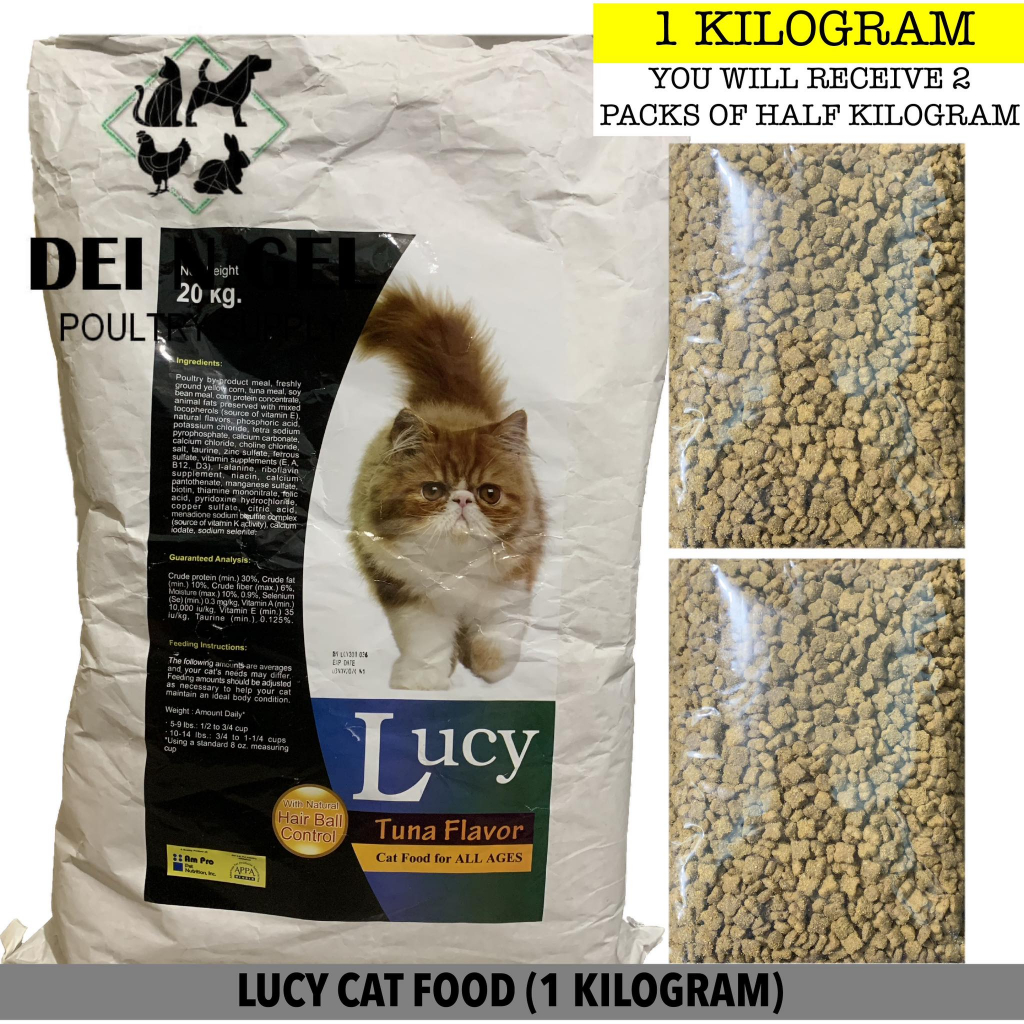 LUCY CAT FOOD FOR ALL LIFE STAGES - TUNA FLAVOR (1 KILOGRAM) | Shopee ...