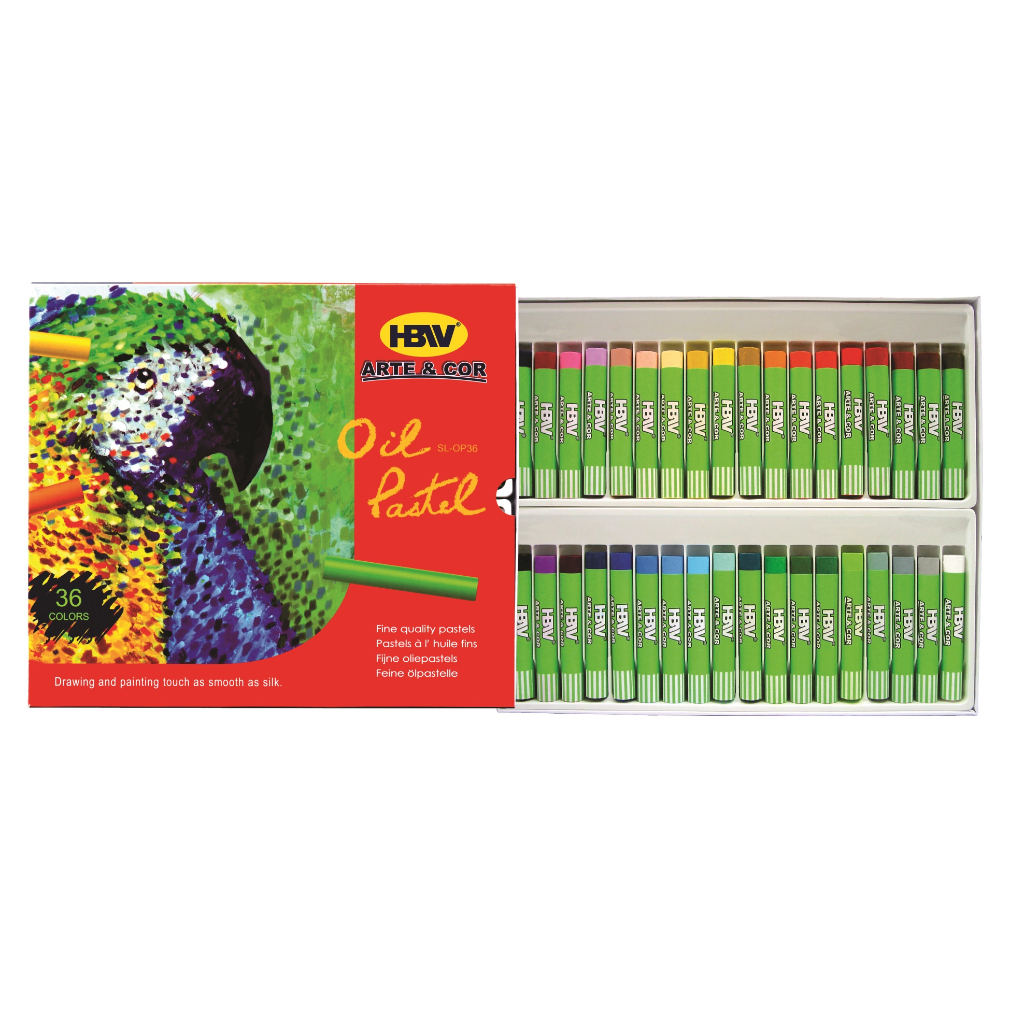Hbw Oil Pastel 36 Colors Sl-Op36 | Shopee Philippines
