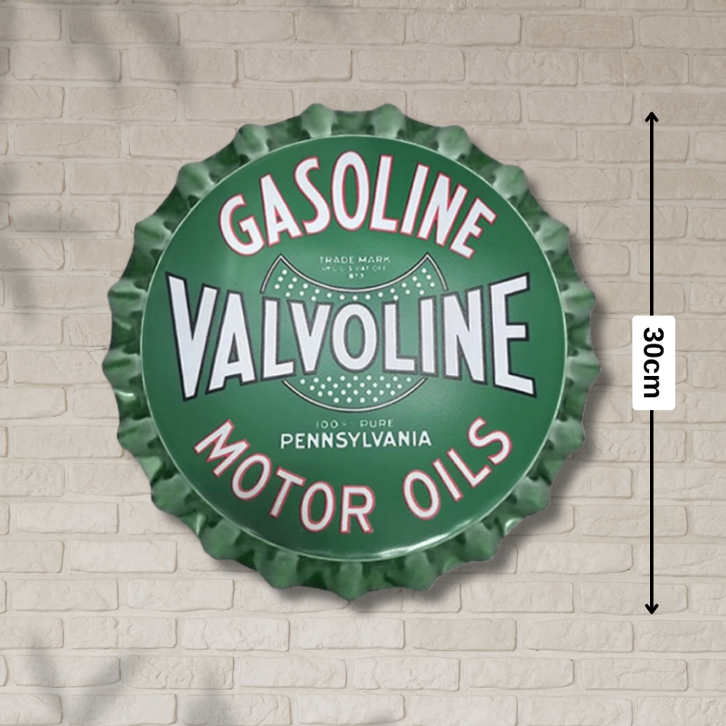 Decors and Beyond Man Cave Bottle Cap Sign Vintage Inspired Retro Wall ...