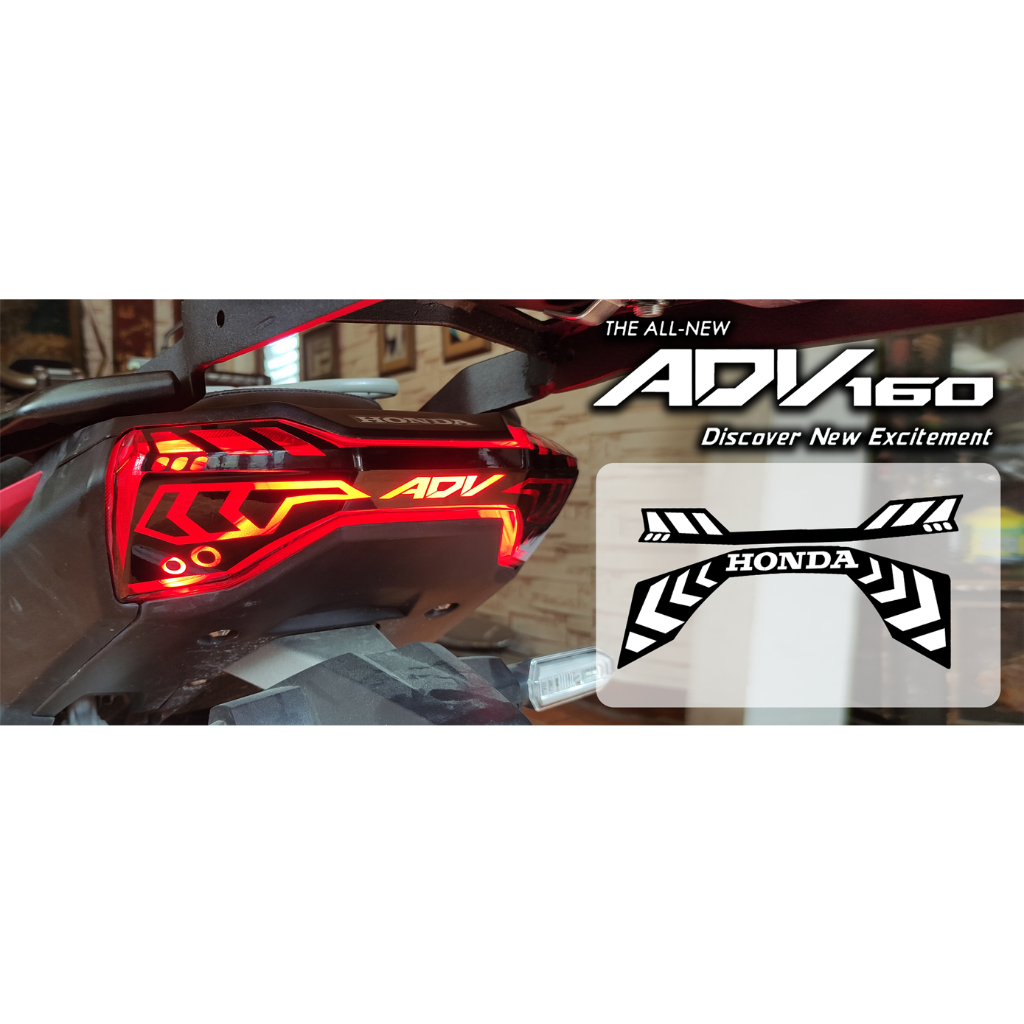 Honda ADV 160 Tail Light Design sticker ARROW design | Shopee Philippines
