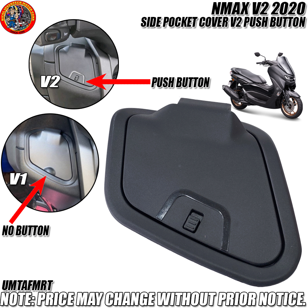 NMAX V2 2020 SIDE POCKET COVER V2 PUSH BUTTON (UMTAFMRT) | Shopee ...