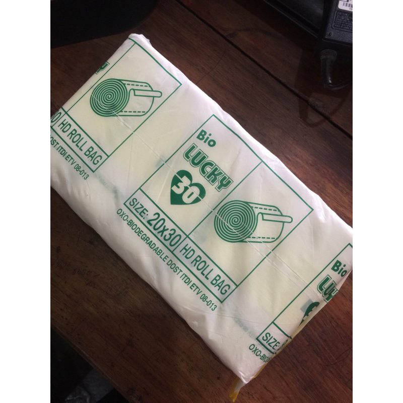Oxo Bio HD Roll Bag 20 x 30 Lucky 30 Laundry Plastic Gallon Plastic ...