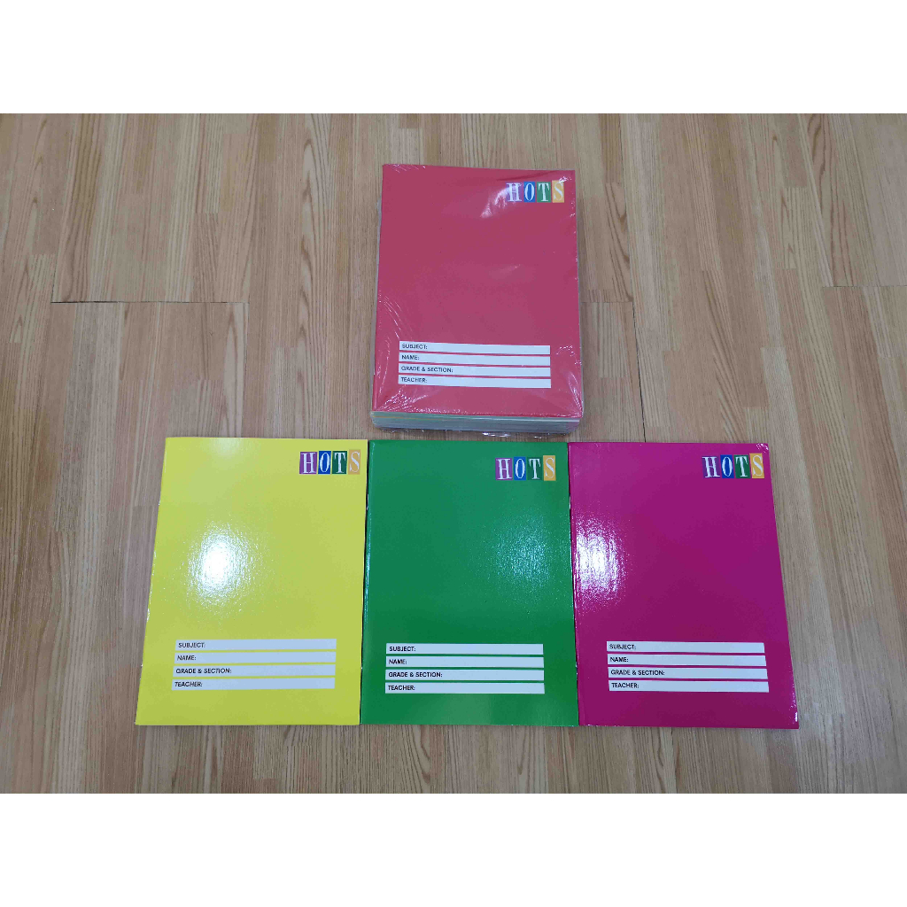 10pcs/Ream Notebook 80leaves Assorted Color (RANDOM BRAND) | Shopee ...