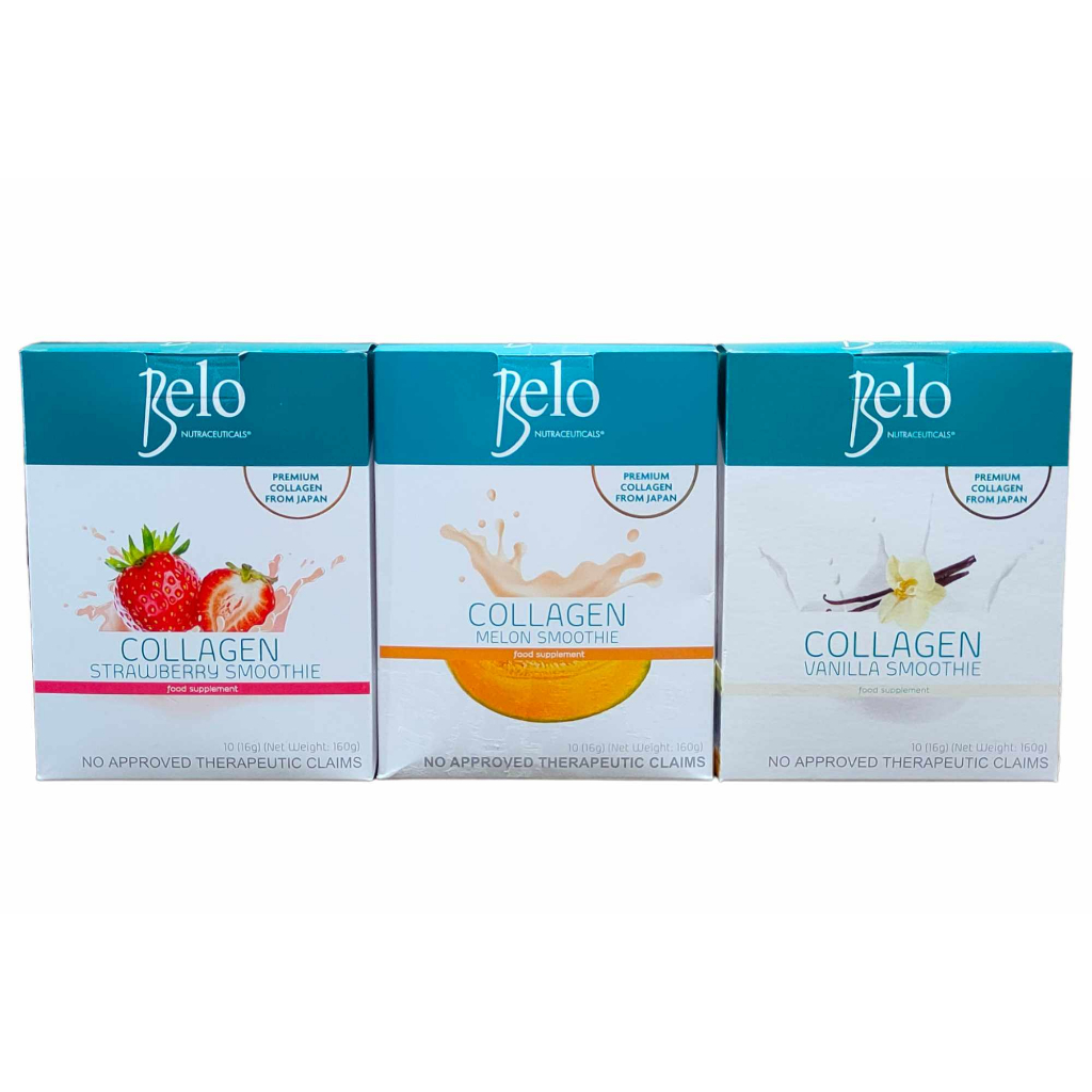 Belo Collagen Smoothie Drink Powder 5000mg 10 Sachets ( 1 BOX ...