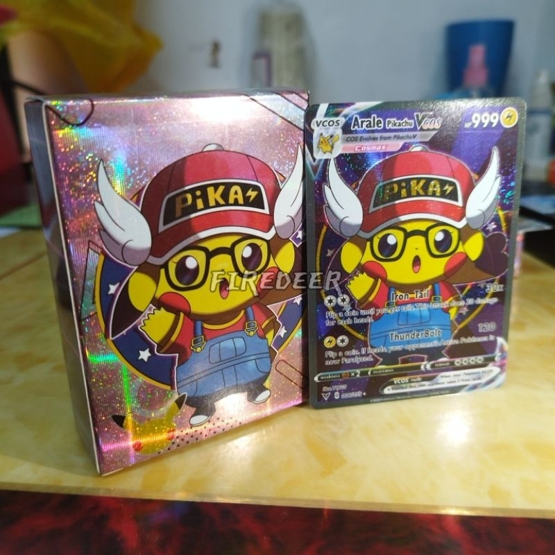 55 Pcs HP 999 Pikachu Vcos Holographic Cards Ultra Rare Pokemon Cards ...
