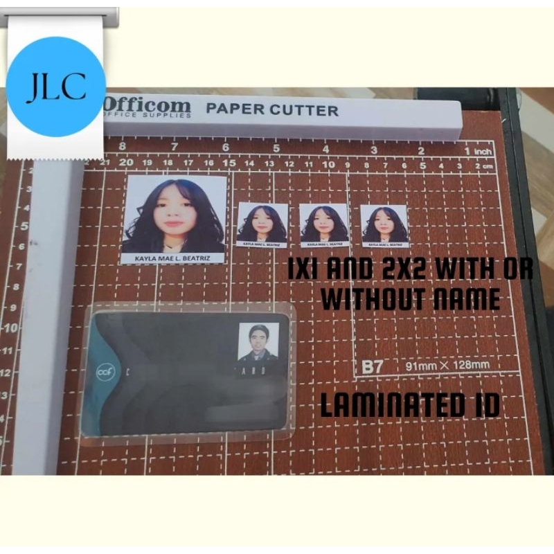 1X1 AND 2X2 PICTURE WITH OR WITHOUT NAME AND LAMINATED ID | Shopee ...